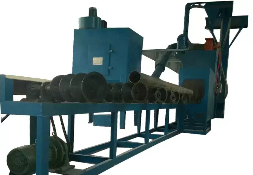 Pipe Cleaning Shot Blasting Machine | Internal, External Pipe Cleaner